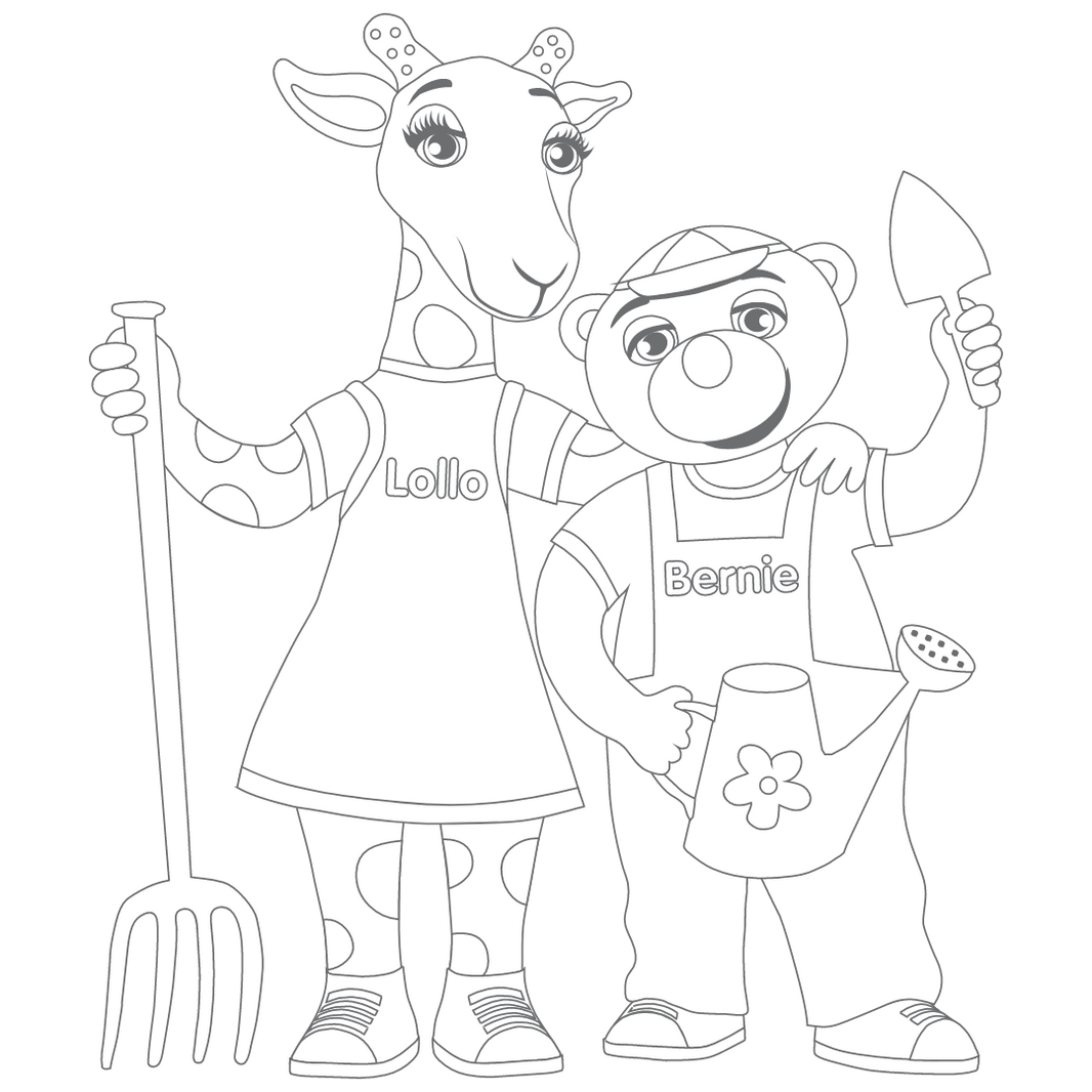 Print tegninger gratis I Lollo & Bernie